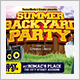 Backyard Party Flyer, Print Templates | GraphicRiver