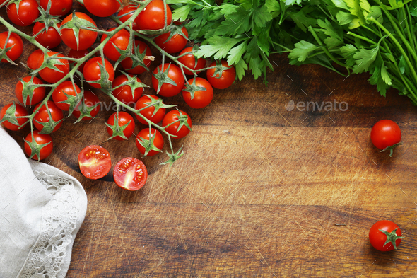 Wooden Food Background Stock Photo by Dream79 | PhotoDune