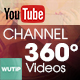 360 Video Channel - Youtube Banner Template, Web Elements | GraphicRiver