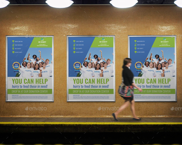 Volunteer Poster Template, Print Templates | GraphicRiver