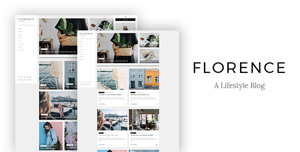 Florence – A Lifestyle Blog PSD Template (PSD Templates) | Search ...