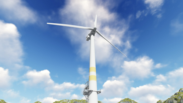 Wind Turbine, Motion Graphics | VideoHive