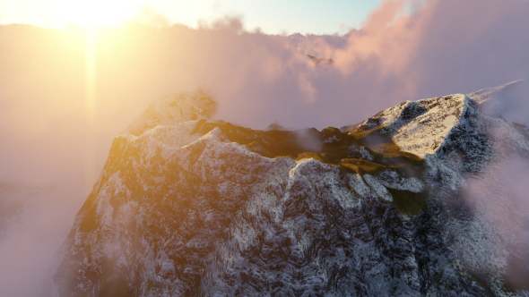 High Mountain and Clouds, Motion Graphics | VideoHive