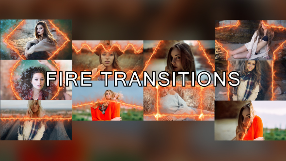 Fire Transitions, Motion Graphics | VideoHive