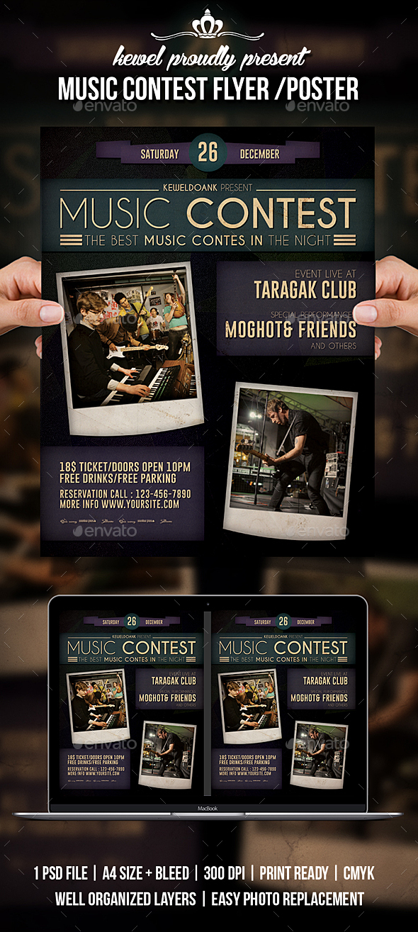 Music Contest flyer / Poster by keweldoank | GraphicRiver