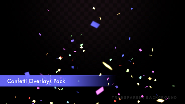 Confetti Overlays, Motion Graphics | VideoHive