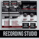Recording Studio / Music Studio Flyer, Print Templates | GraphicRiver