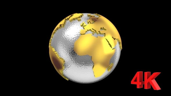 World Map Turns Into a Globe, Motion Graphics | VideoHive