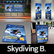Skydiving Advertising Bundle, Print Templates | GraphicRiver