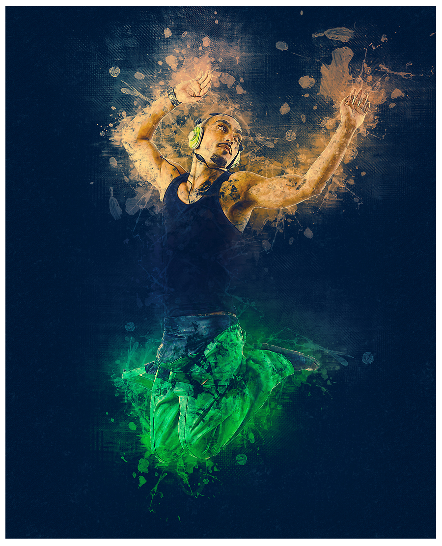 Spill Liquid Photoshop Action, Add-ons | GraphicRiver