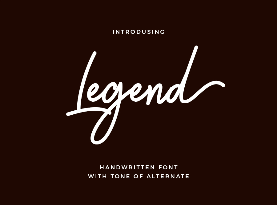 Legend Handwritten Font, Fonts | GraphicRiver