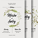 Leaves Invitation, Print Templates | GraphicRiver