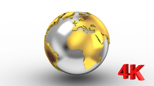 World Map Turns Into a Globe, Motion Graphics | VideoHive