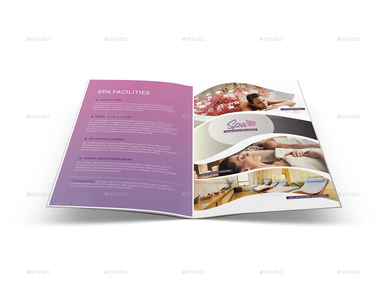 Spa Menu Brochure 2 by Mike_pantone | GraphicRiver