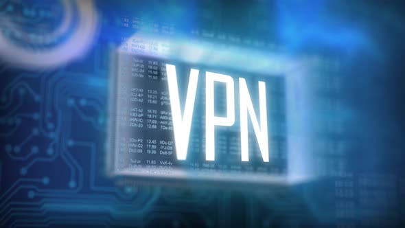 Digital Hud Background Vpn, Motion Graphics | VideoHive