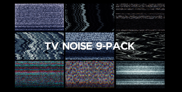 TV Noise 9-Pack, Motion Graphics | VideoHive