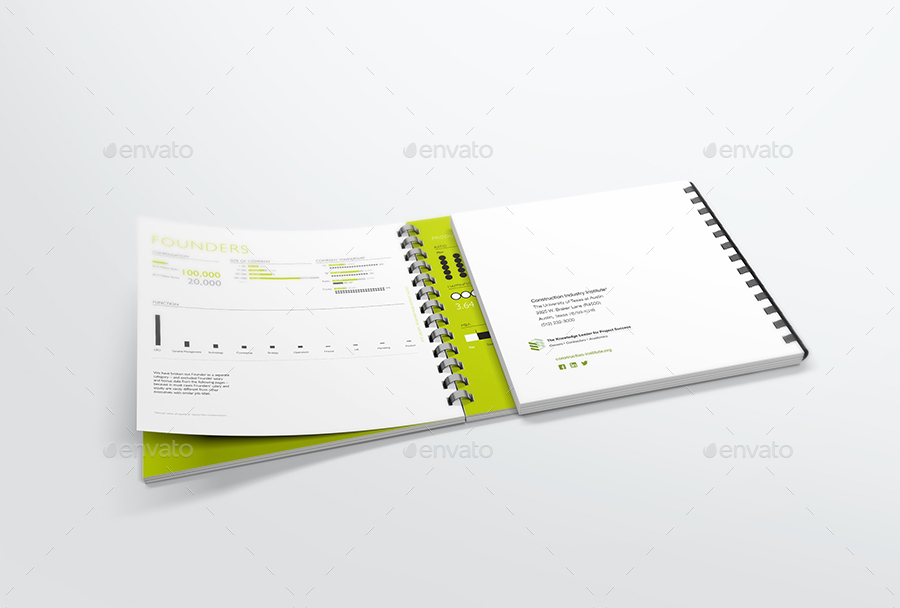 Comb Bound Book Mockups 3, Graphics | GraphicRiver