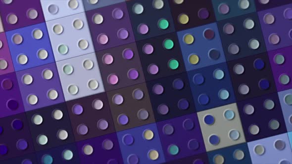Rotating background of colorful lego squares, Motion Graphics | VideoHive