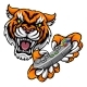 Tiger Gamer Player Mascot, Vectors | GraphicRiver