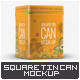 Square Tin Can Mock-Up, Graphics | GraphicRiver