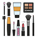 Makeup Tools Icons, Vectors | GraphicRiver
