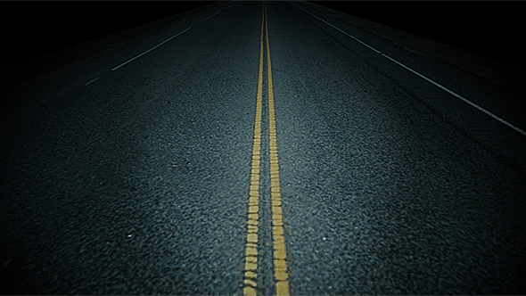 Night Road Loop Background, Motion Graphics | VideoHive