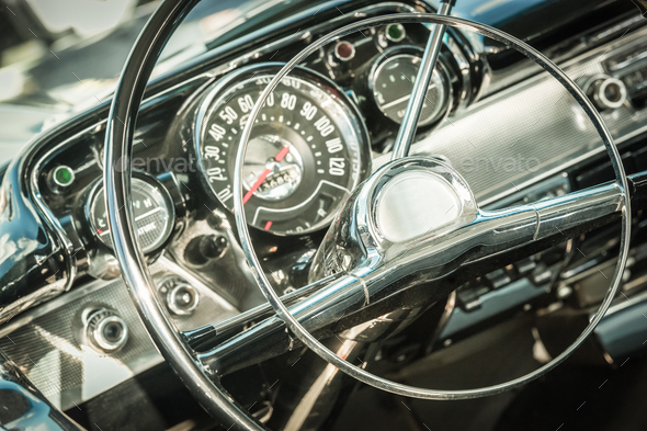 retro dashboard Stock Photo by nelsonart | PhotoDune