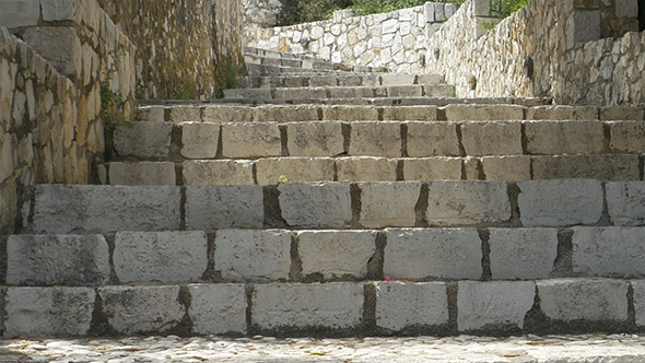 Old Stone Steps, Stock Footage | VideoHive