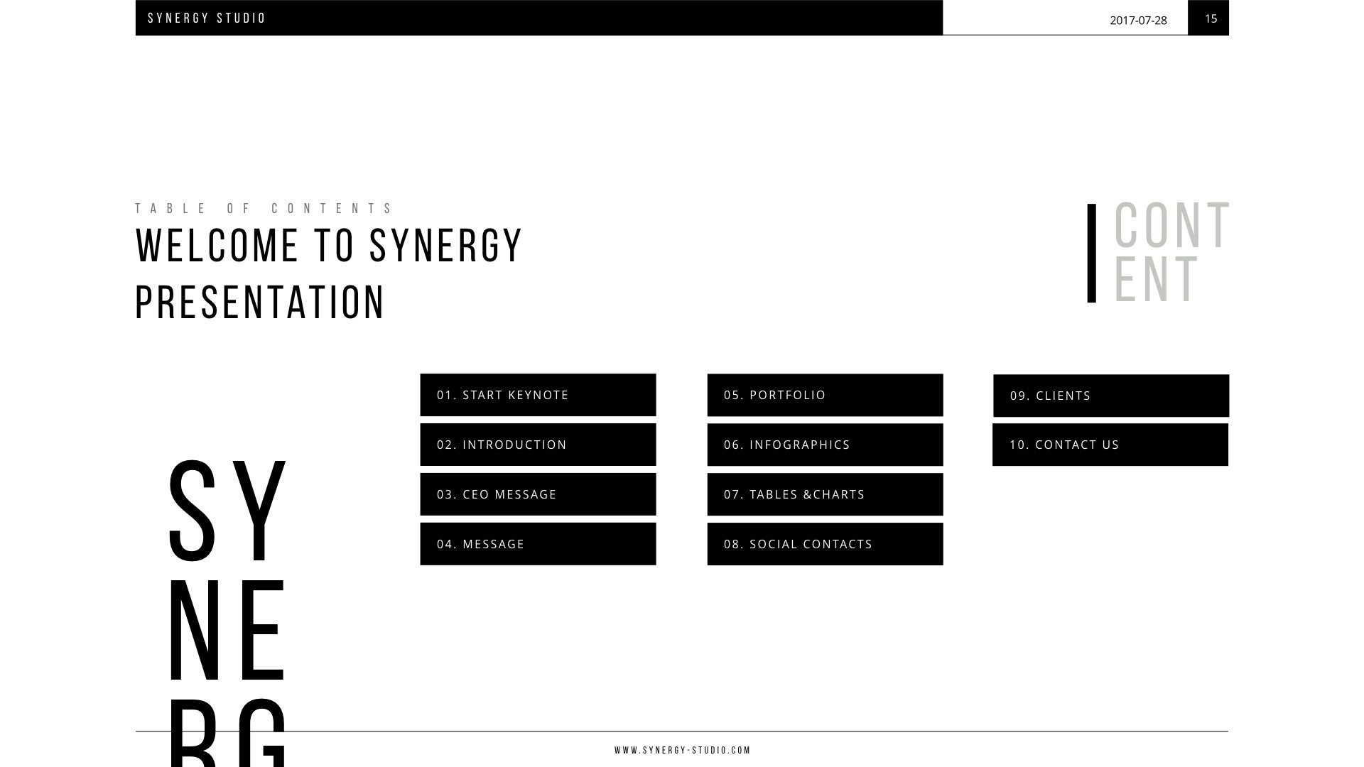 Synergy Minimal Powerpoint Template, Presentation Templates | GraphicRiver