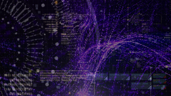 Digital Abstract Matrix Particles 07, Motion Graphics | VideoHive