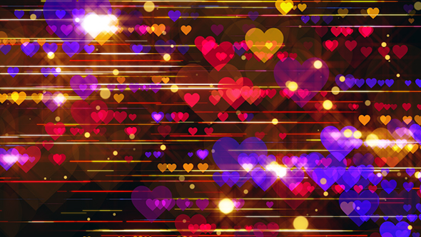 Colored Hearts Way, Motion Graphics | VideoHive