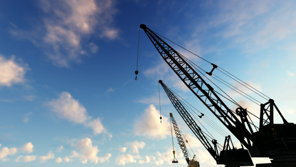 Building Construction and Clouds, Motion Graphics | VideoHive