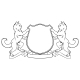 Cats Crest Coat of Arms Heraldic Shield, Vectors | GraphicRiver