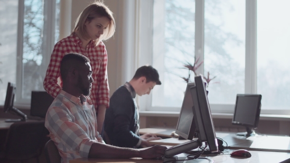 Students Helping Each Other, Stock Footage | VideoHive