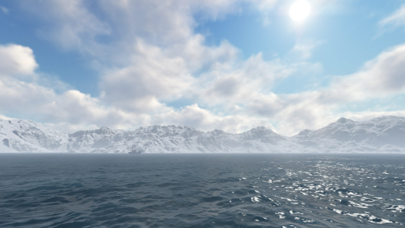 Ship In An Ocean, Motion Graphics | VideoHive