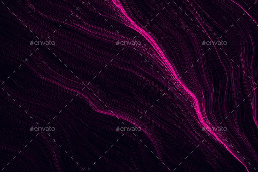 Neon Field Flow Backgrounds, Graphics | GraphicRiver