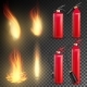 Fire Extinguisher Vector. Sign 3D Realistic Fire, Vectors | GraphicRiver