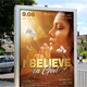 Believe In God Poster, Print Templates | GraphicRiver