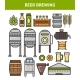 Beer Brewery Factory Production Technology Vector, Vectors | GraphicRiver
