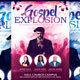 Gospel Explosion Church Flyer, Print Templates | GraphicRiver