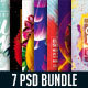 Bundle of 7 Party Flyers, Print Templates | GraphicRiver