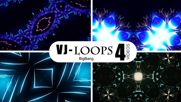 VJ Loops - BigBang, Motion Graphics | VideoHive
