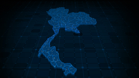 Thailand Map, Motion Graphics | VideoHive