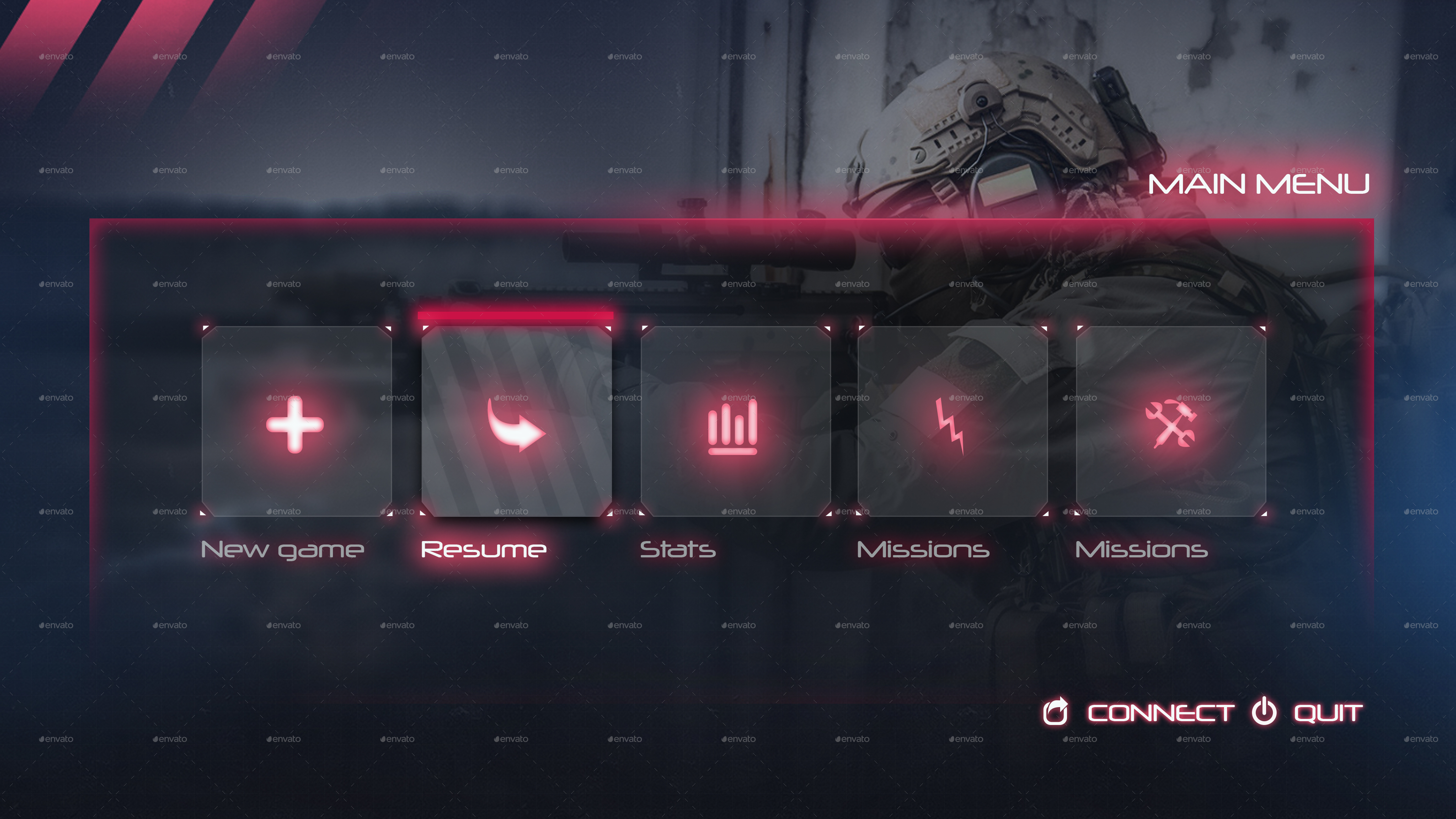 Sci-Fi Game UI Kit for All Types, Game Assets | GraphicRiver
