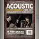 Acoustic Flyer / Poster, Print Templates | GraphicRiver