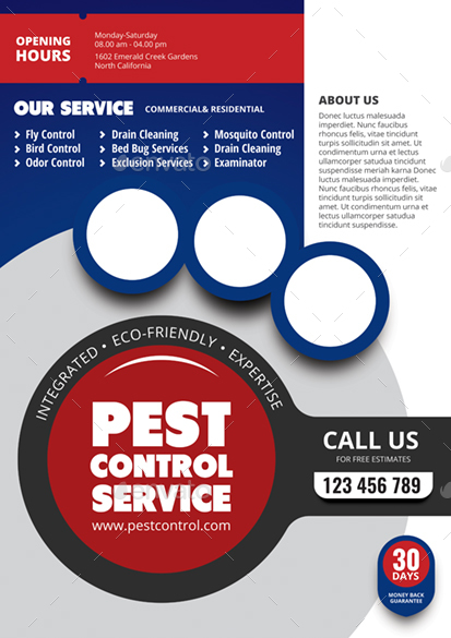 Pest Control, Print Templates | GraphicRiver