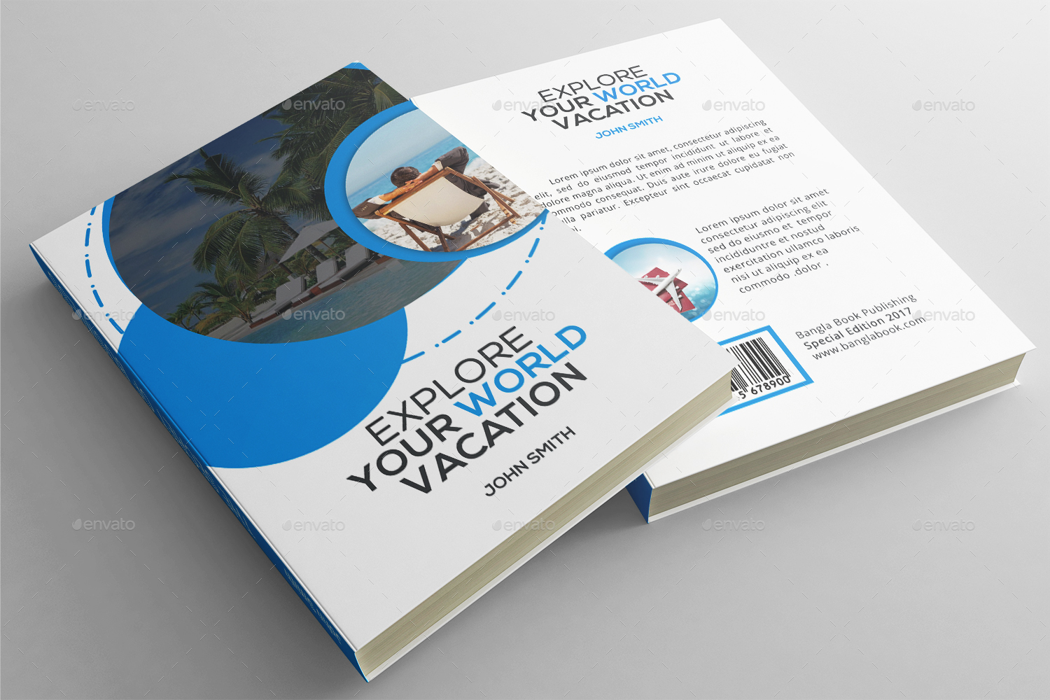 Vacation Book Cover by GeniusPoint | GraphicRiver