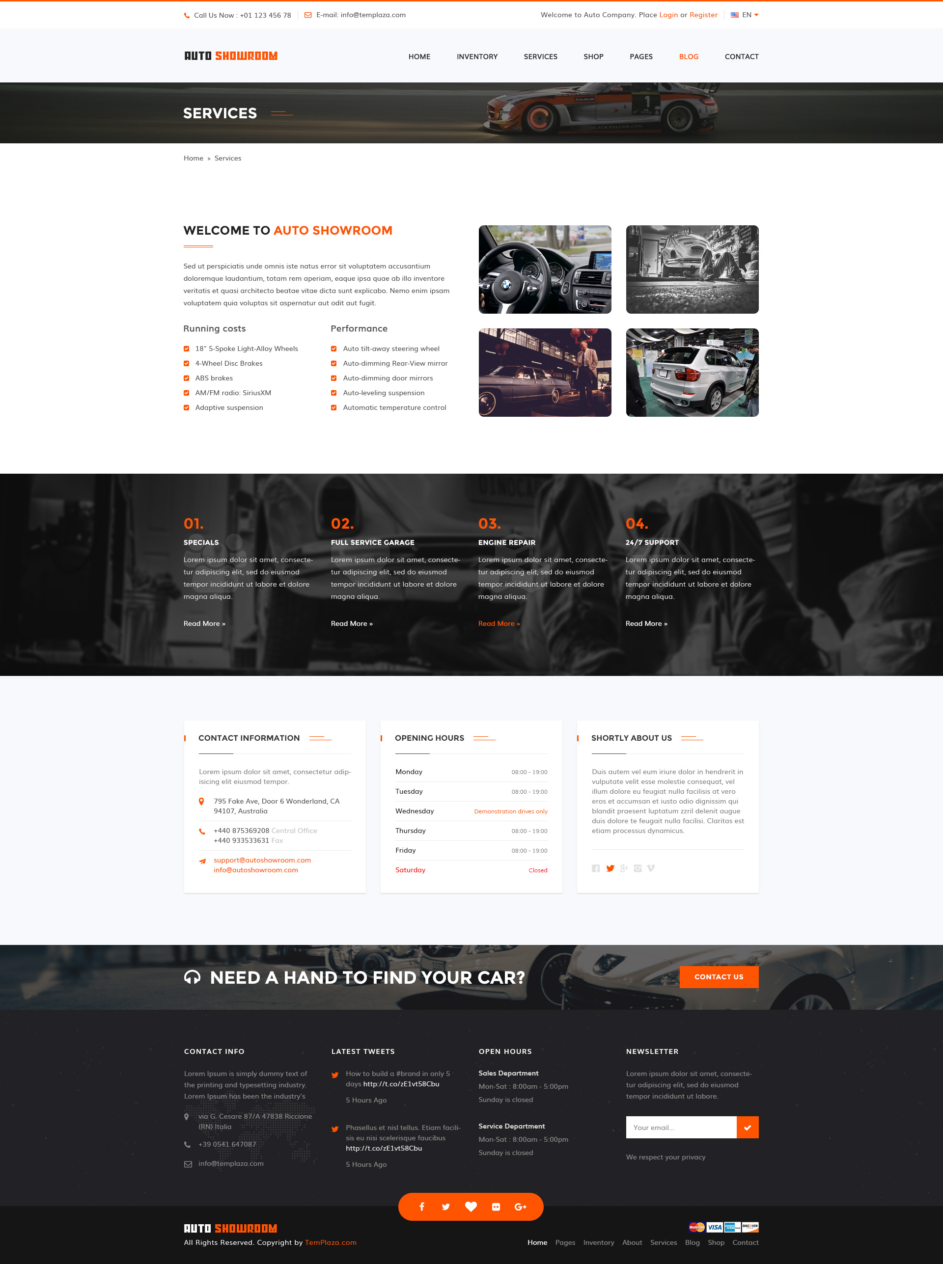 Auto Showroom - Car Dealership Joomla Template by templaza | ThemeForest
