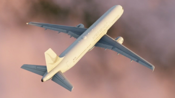 Airplane and Clouds, Motion Graphics | VideoHive