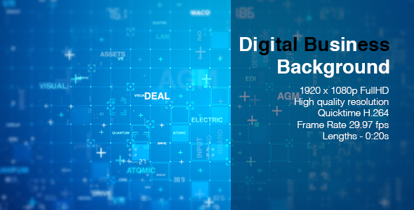 Digital Business Background, Motion Graphics | VideoHive
